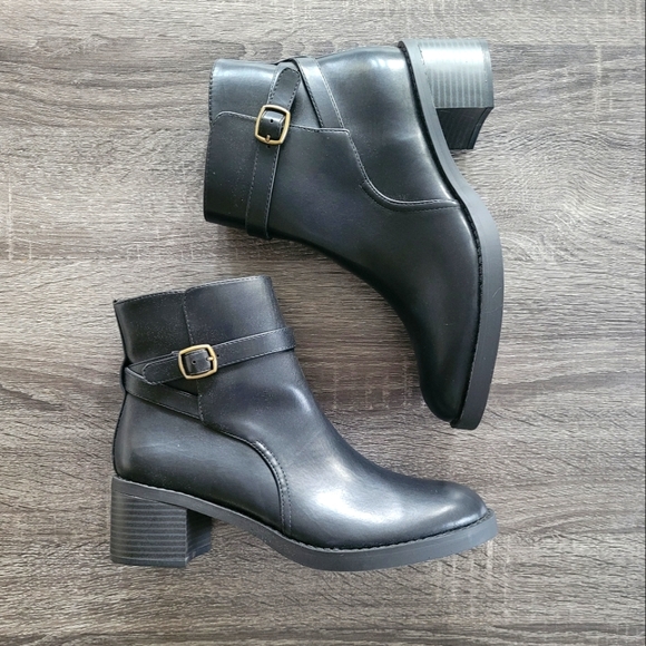 LOFT | Shoes | New Loft Black Ankle Boots | Poshmark